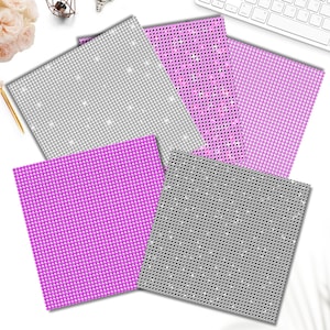 BLING PNG DIAMOND Digital Paper, Rhinestone Diamond Clipart, Glam ...