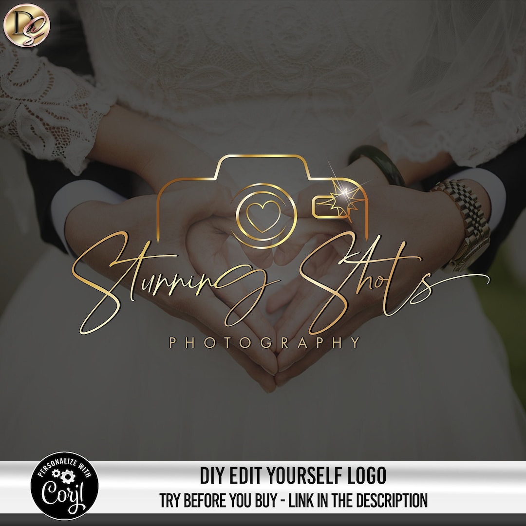 Photography Logo, Wedding Logo Design, Custom Signature Logo Design ...