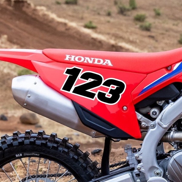 Custom Motocross Numbers - Etsy