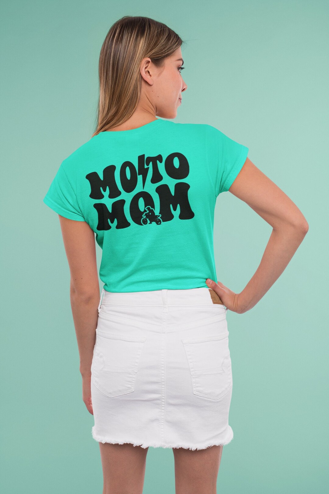 Moto Mom T Shirt for Racing Moms Tshirt Race Day Shirt Womens T-shirt ...