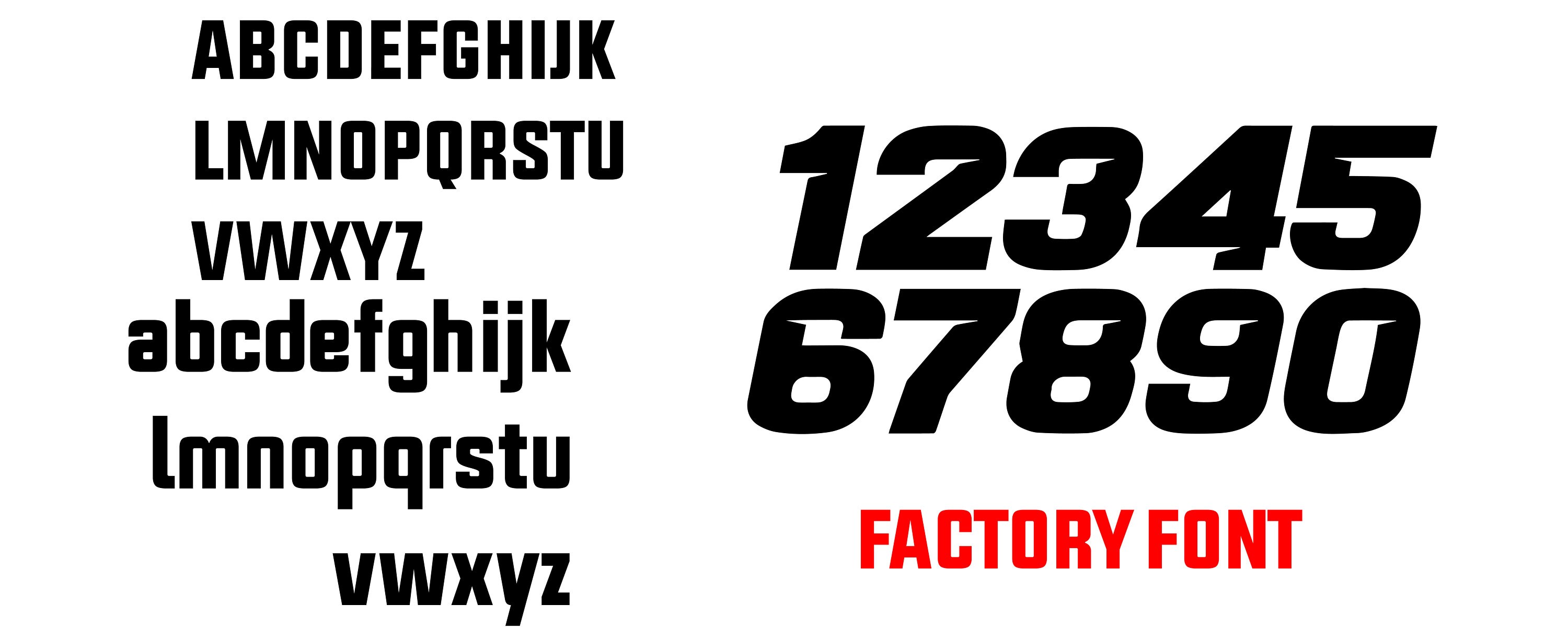 MOTOCROSS CONTOUR CUT Numbers, Motocross Graphics, Dirt Bike Number Kit ...