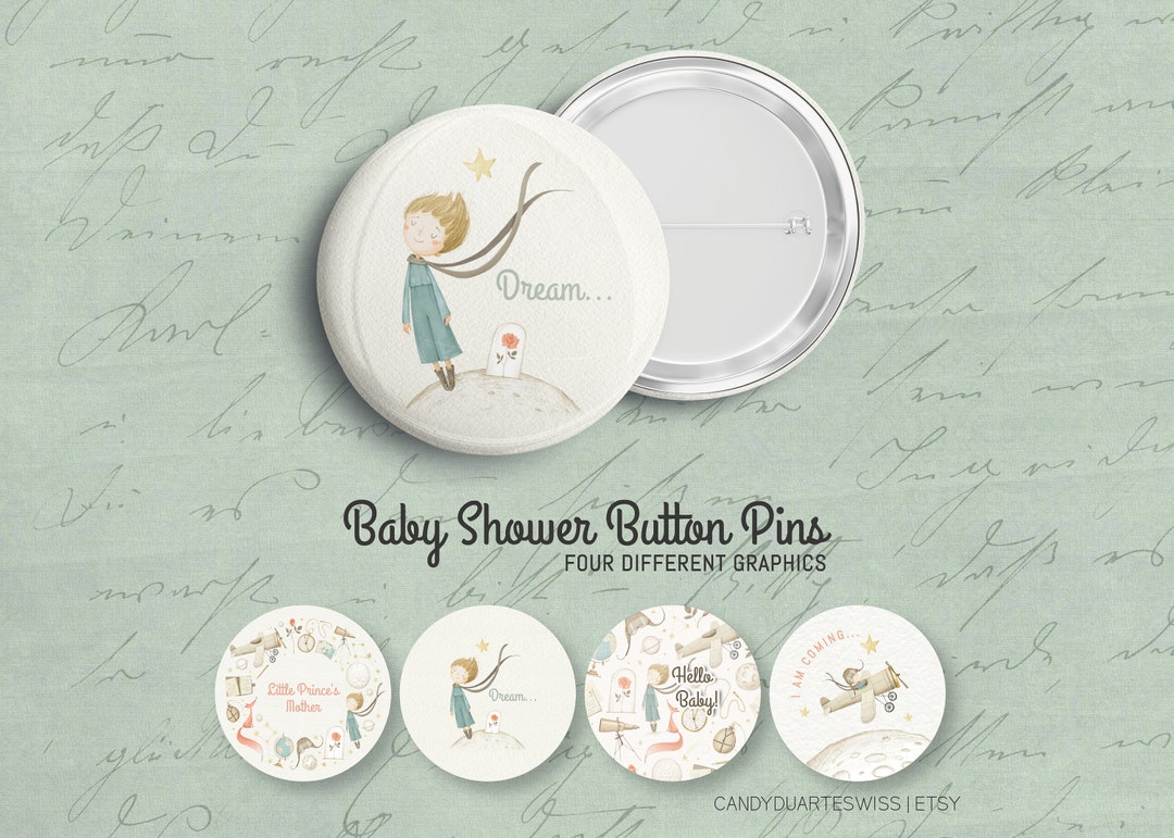 Baby Shower Button Pins, Mommy to Be Pin, Daddy to Be Badge, Party ...