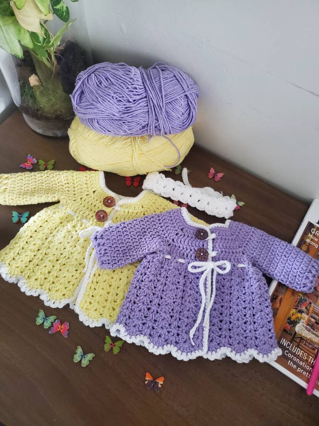 Premature Baby Girl Cardigan - Etsy