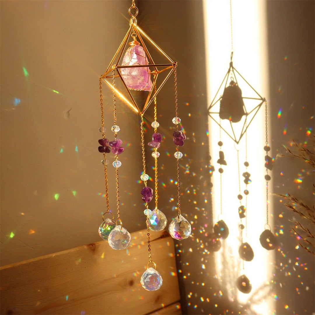 Sun Catchers Crystal Pendant Light Catcher Rainbow Suncatcher Hanging ...