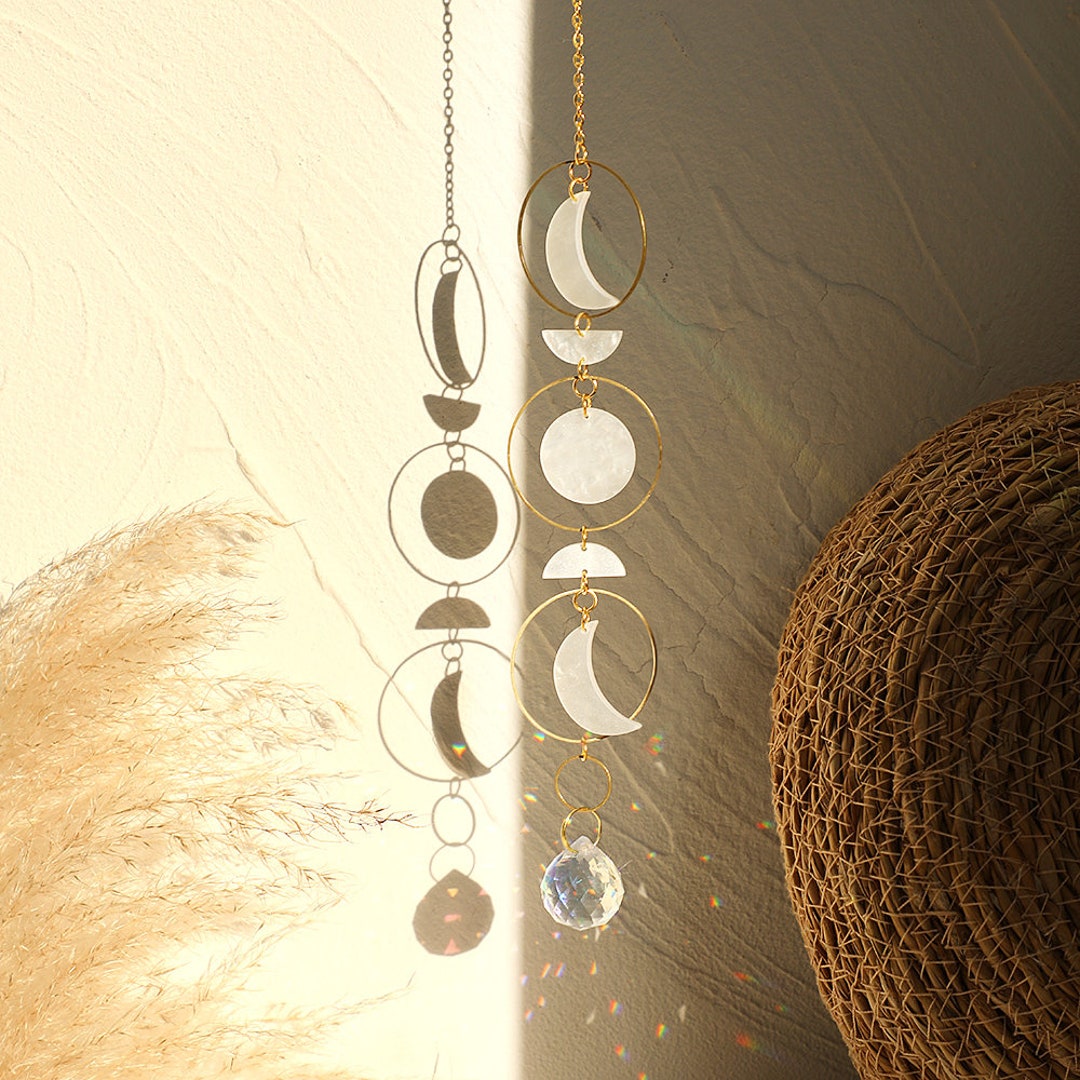 Aesthetic Eclipse Suncatcher / Cute Car Charm / Gift for Her / Sailor Moon Decor Window Hangings ...