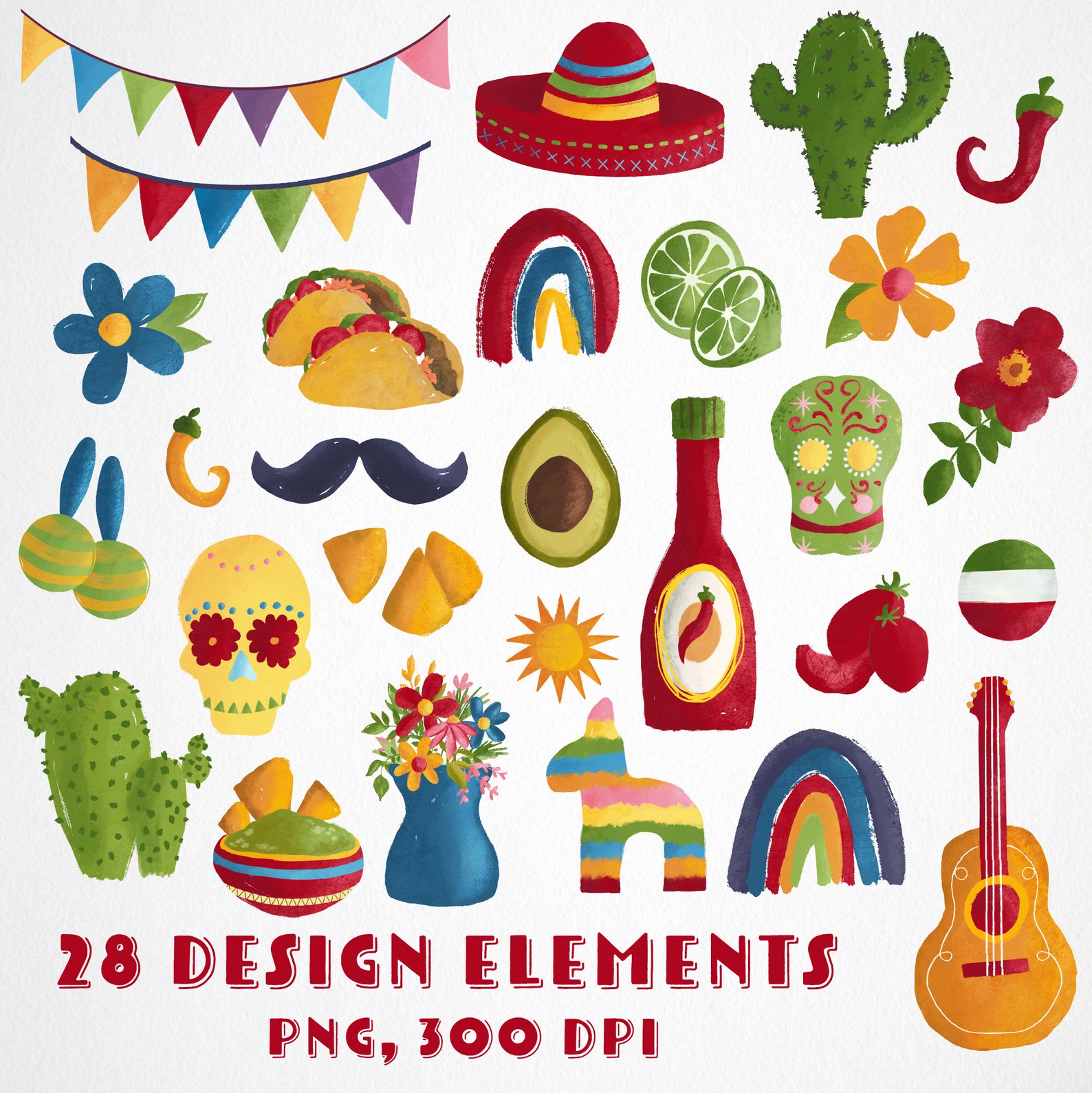 The Ultimate Cinco De Mayo Clip Art Kit | Free Commercial Use Clip Art ...