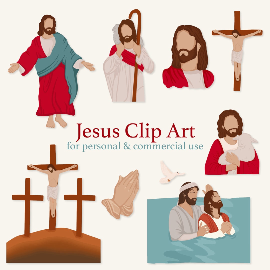 Jesus Clip Art | Christian Clip Art | Bible Poster Art | Commercial Use ...