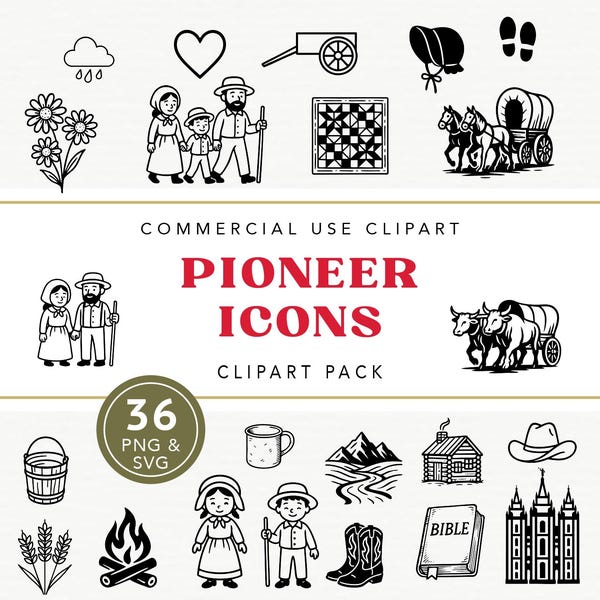 Lds Clipart Black and White - Etsy