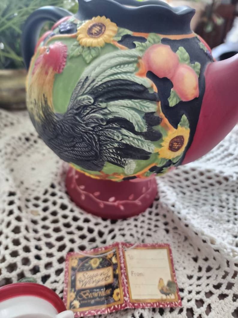 2003 Susan Winget Teapot - Etsy