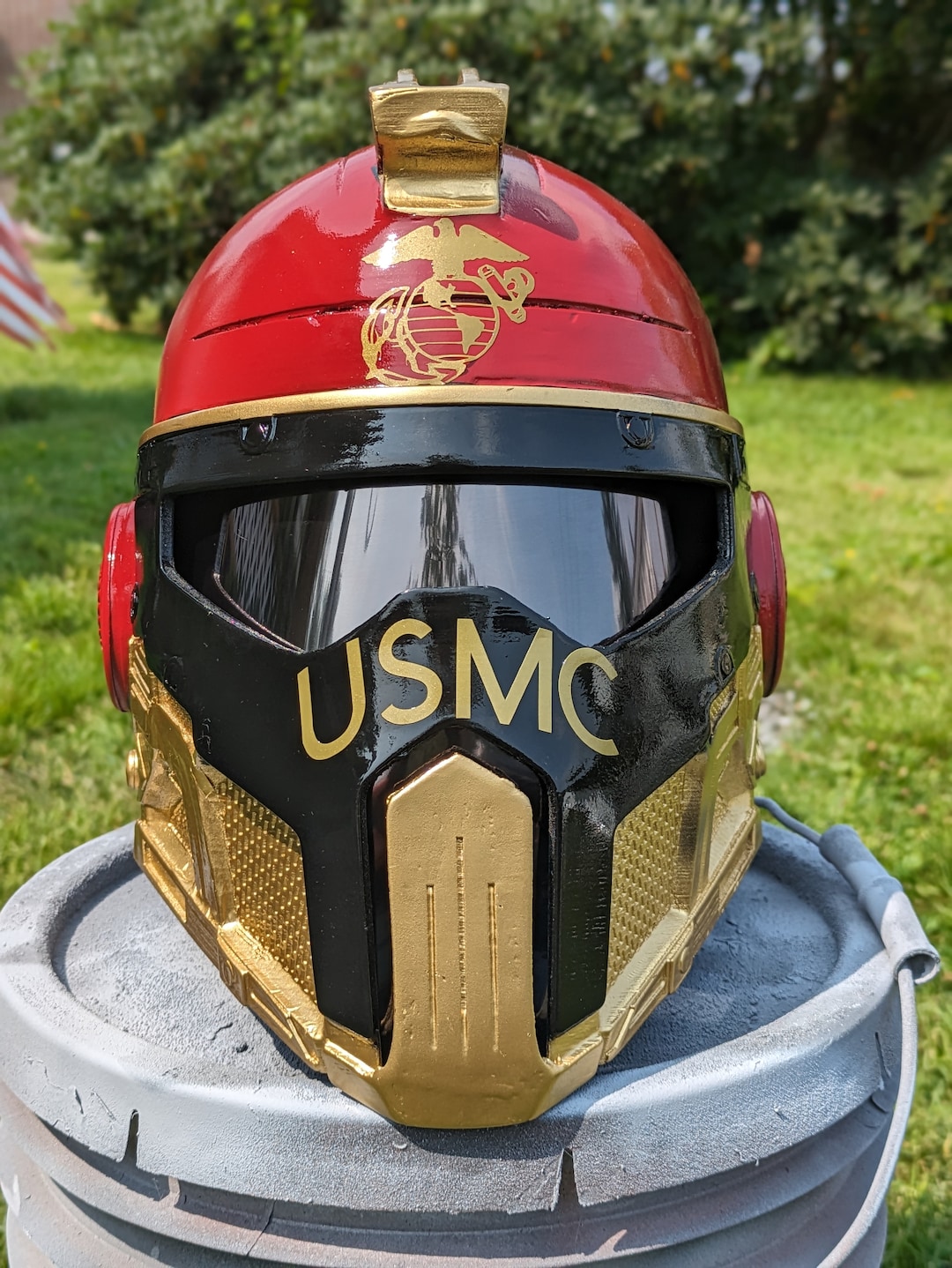 Roman USMC Mando Helmet - Etsy