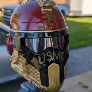Roman USMC Mando Helmet - Etsy