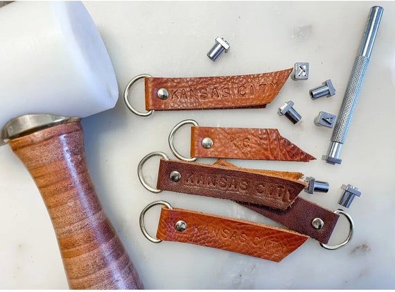 Personalized Leather Keychains Leather Keychain Gifts for - Etsy