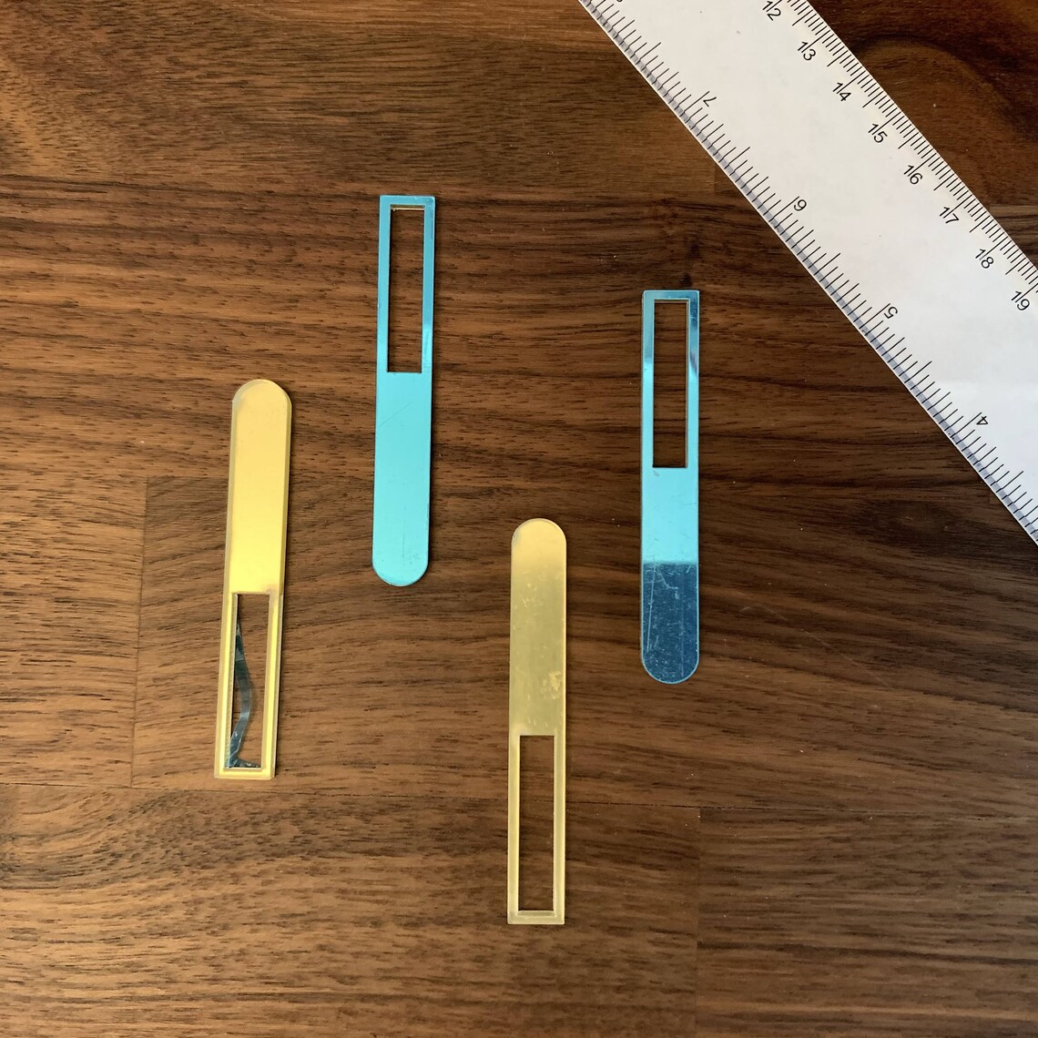 Mini Popsicle Sticks Rectangle Design 1 dozen | Etsy