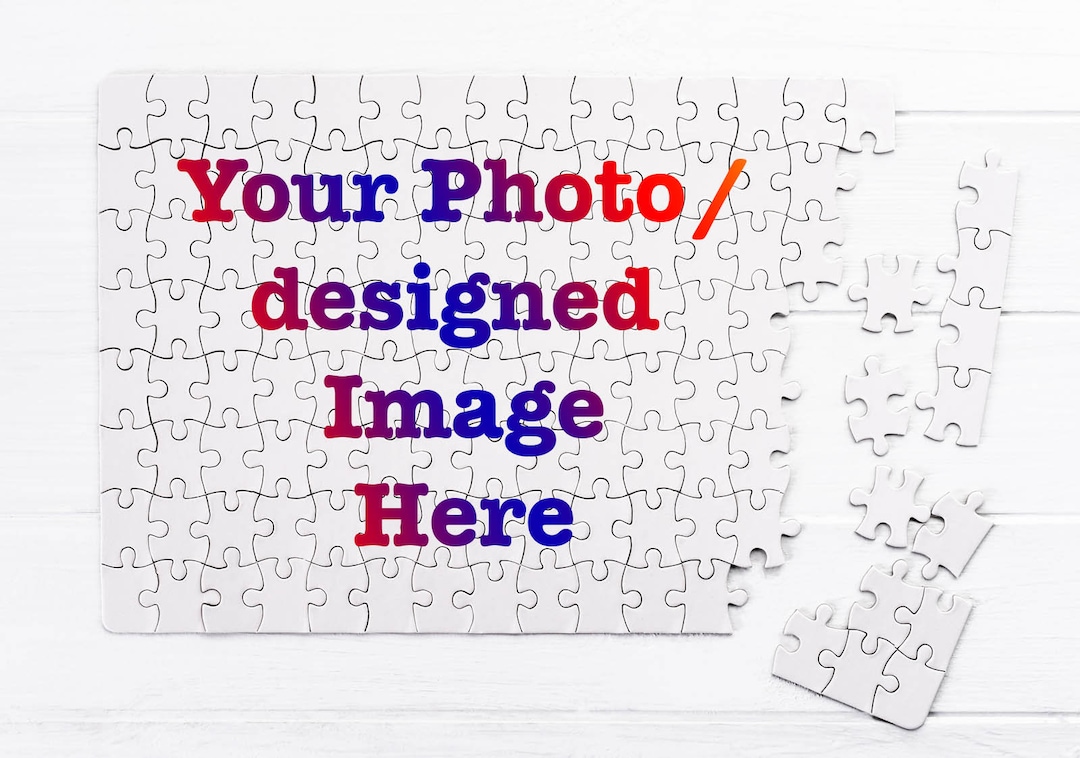 Personalized Puzzle, Custom Photo Jigsaw Puzzle, 7.8"x11.5" - 120-PIECE ...
