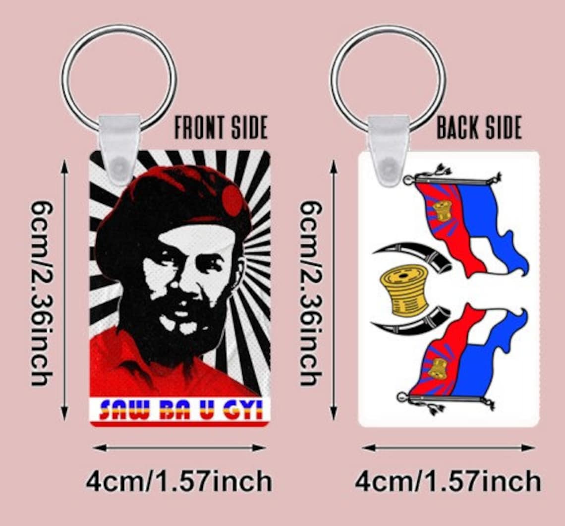 Kayin Flag Keychain,Keychain for Kayins ethnic(Saw Ba U Gyi Photo and ...