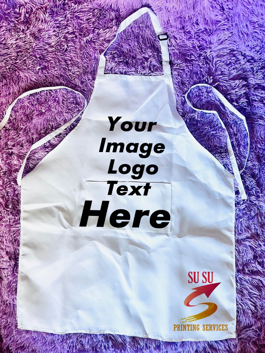 Personalized Logo Apron: Custom Photo or Text, Chef Gift - Etsy