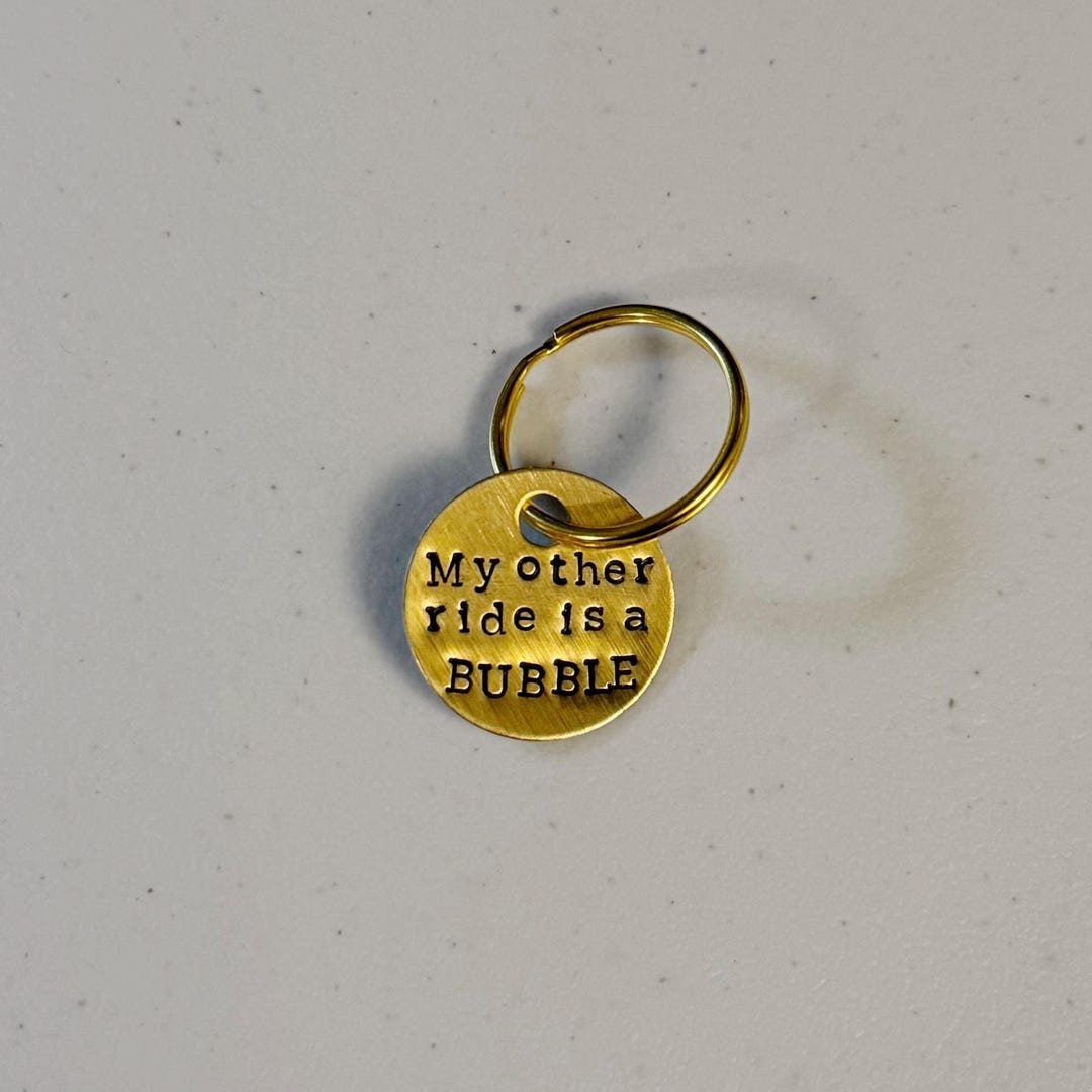 Wicked Inspired Metal Stamped Keychain - Defy Gravity - Musical Jewelry ...