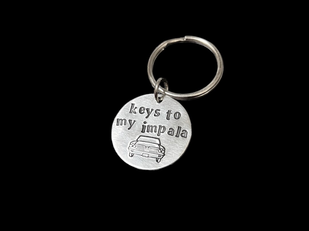 Supernatural Inspired Keychain | Dean Winchester | Hand Stamped ...