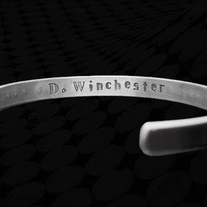 Supernatural Dean Winchester Inspired Bracelet | Hand Stamped ...