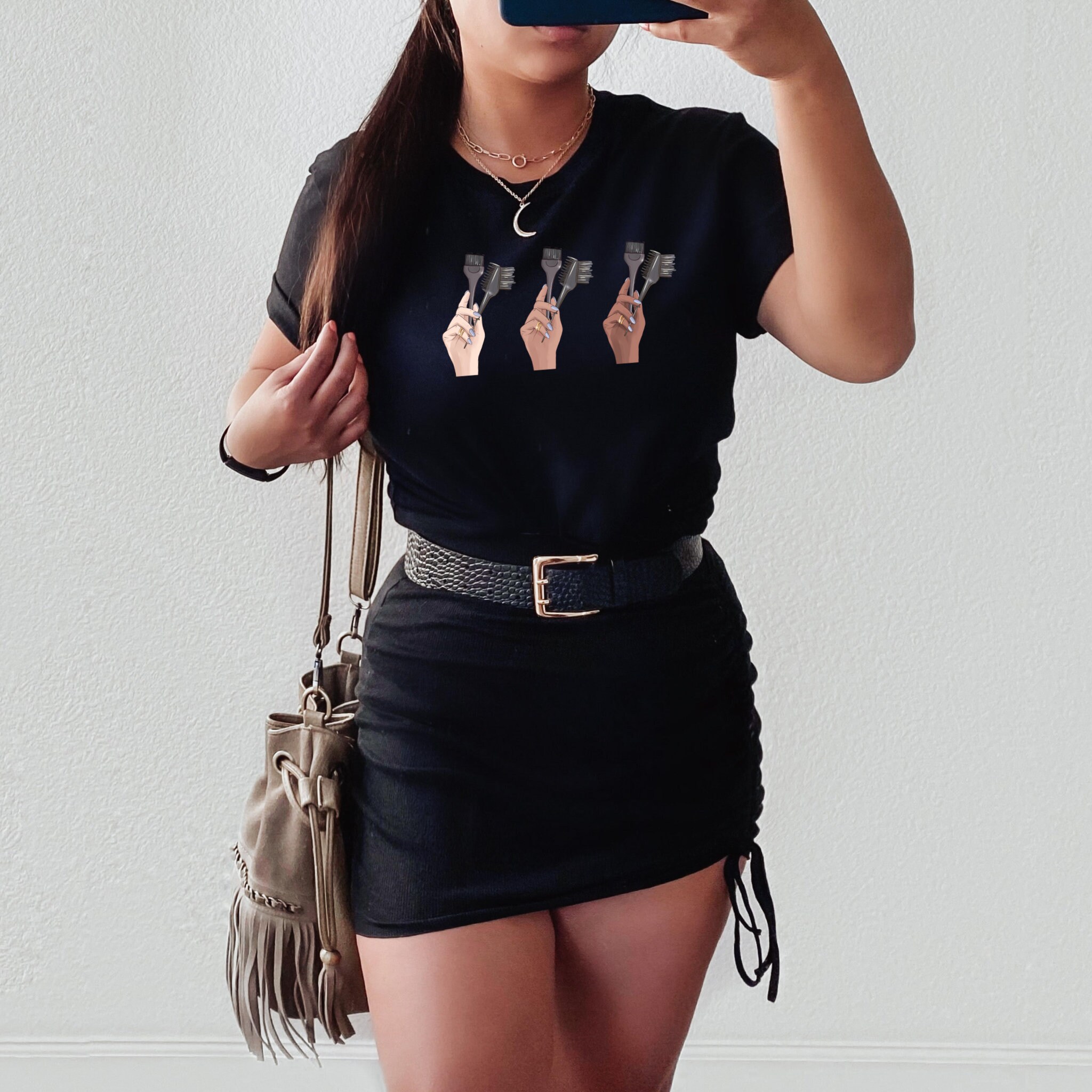 Hairstylist Crewneck T-shirt. Hairdresser Tee. Cosmetology Shirt ...