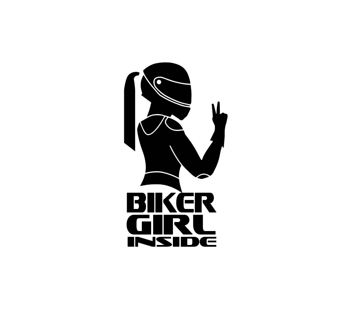 Biker Girl Inside Sticker/sticker/gift Idea - Etsy