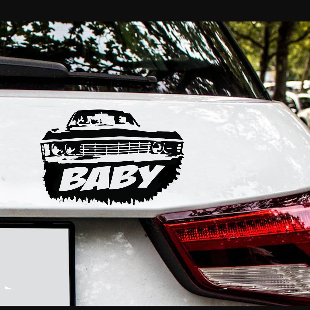 Dean Baby Supernatural Impala Sticker/decal/gift Idea - Etsy