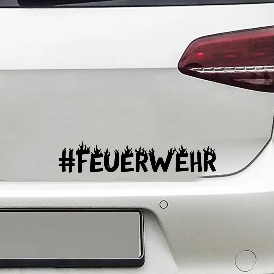 Fire Brigade Sticker Car Sticker Fireman Flame Protection Safety - Etsy