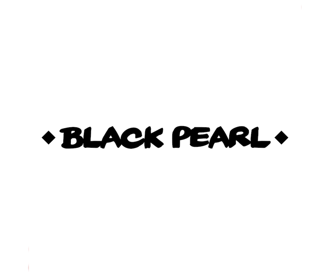 Black Pearl Sticker/sticker/gift Idea/tuning - Etsy