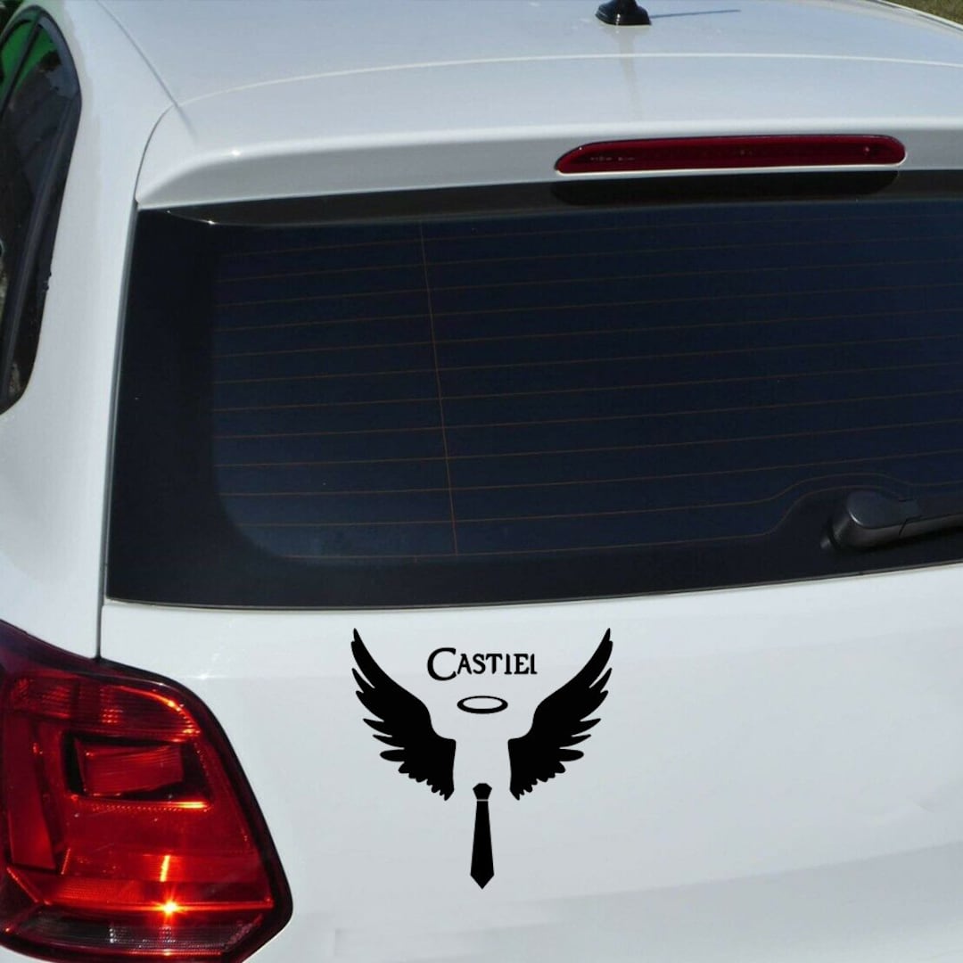 Castiel Angel Sticker/sticker/gift Idea - Etsy