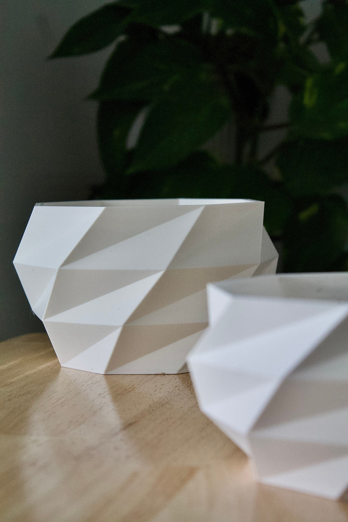 Geometric Planter 3D Printed Home Decor Succulent and - Etsy