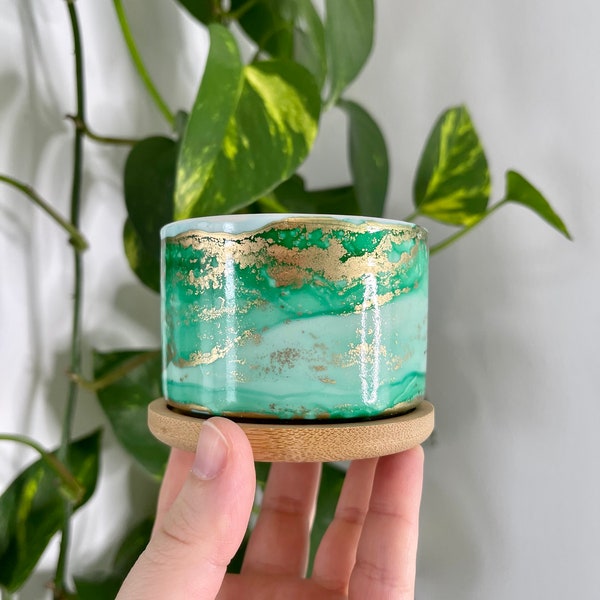 Hand Painted Ink Pot - Etsy