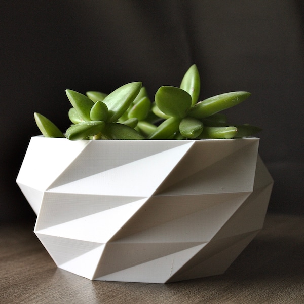 Geometric Planter - Etsy