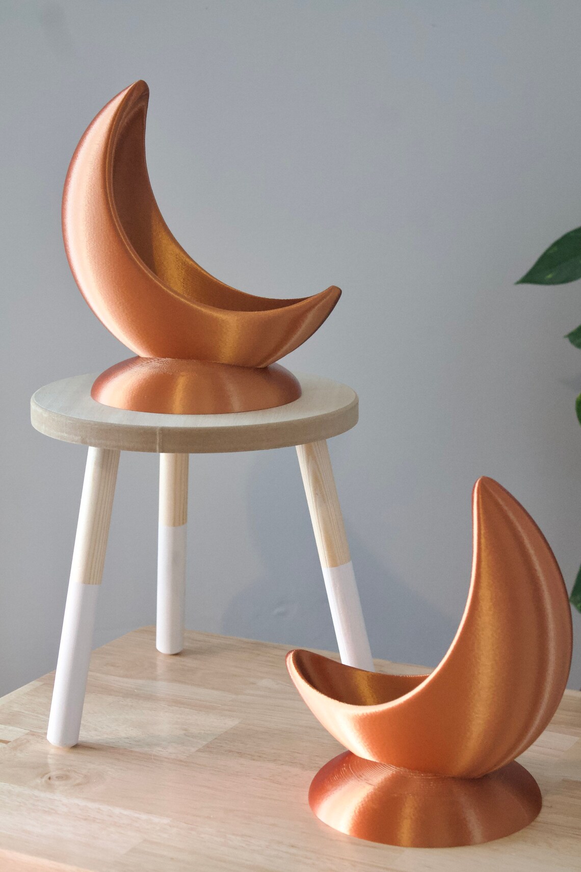 Crescent Moon Planter Witchy Decor Cottagecore Moon Pot - Etsy