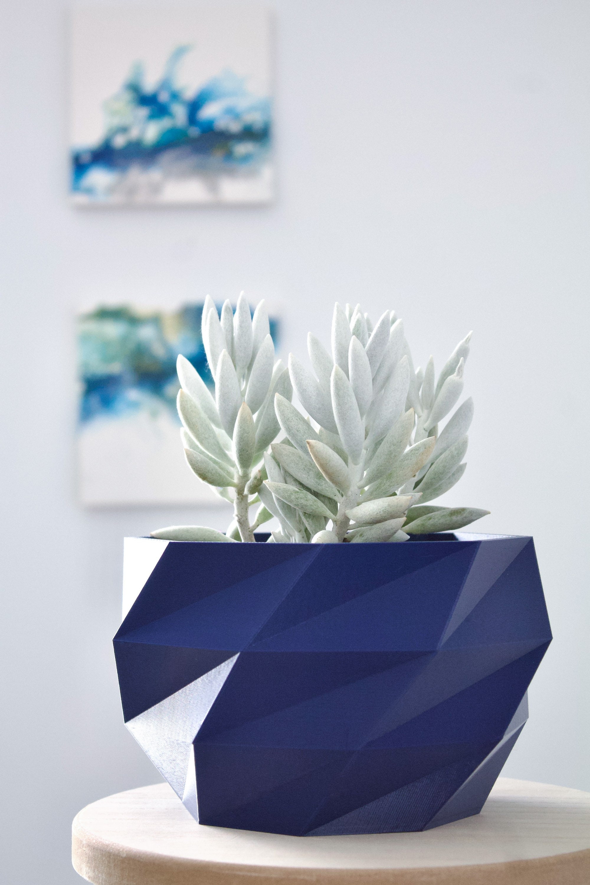 Geometric Planter 3D Printed Home Decor Succulent and - Etsy
