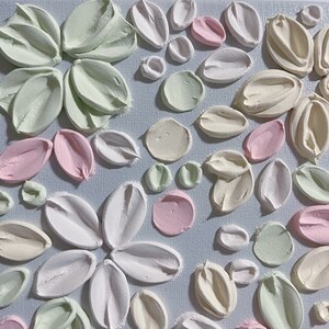 3D Textured Flower Painting, “sweet Garden”, 3D Light Multicolor Floral ...