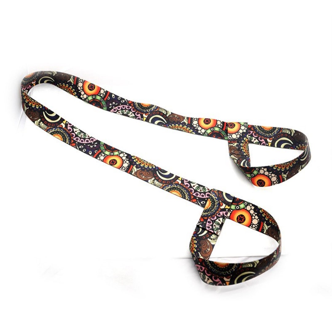 Adjustable Mandala Yoga Mat Strap Belt Convenient and Versatile Mat ...