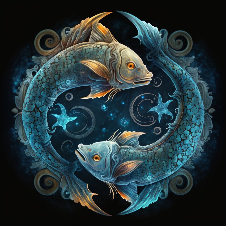 Zodiac Signs (6) Poster Art Libra, Pisces, Sagittarius, Scorpio, Taurus ...