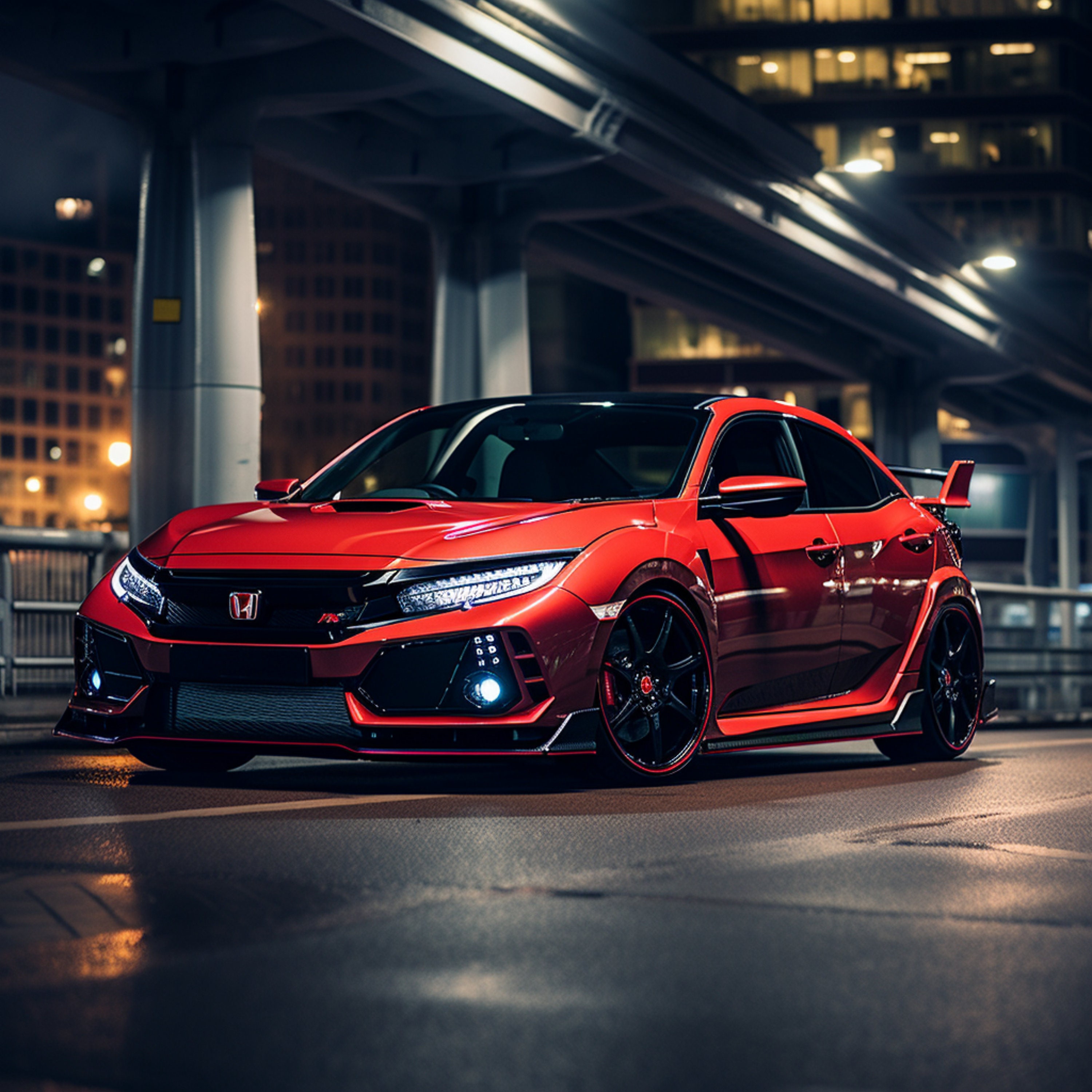 Civic Type R File Printable Poster Rally Car Car Art Ai Art Wall Art - Etsy