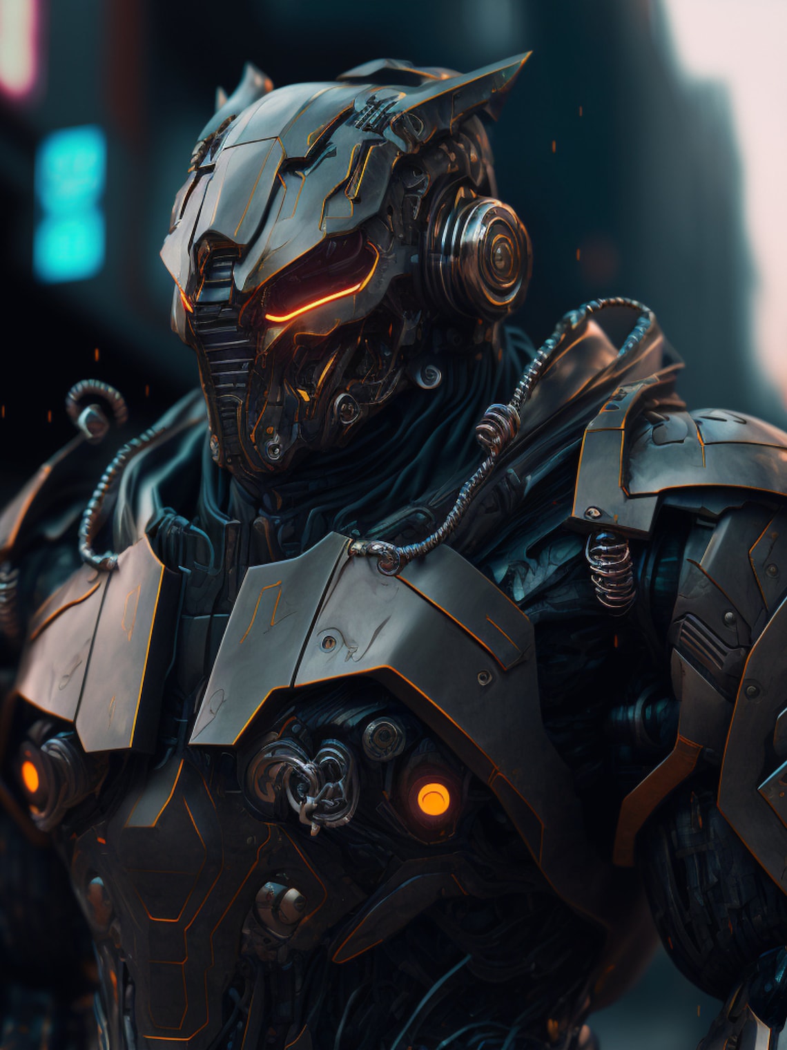 Robot Poster (4) Digital Files Printable Poster Ai Art Wall Art - Etsy