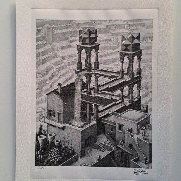 M C Escher Print - Etsy