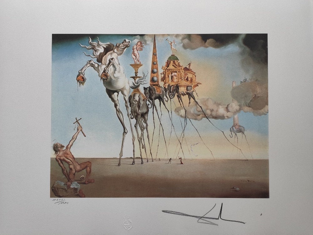 Salvador Dali Lithograph for sale | Only 4 left at -75%