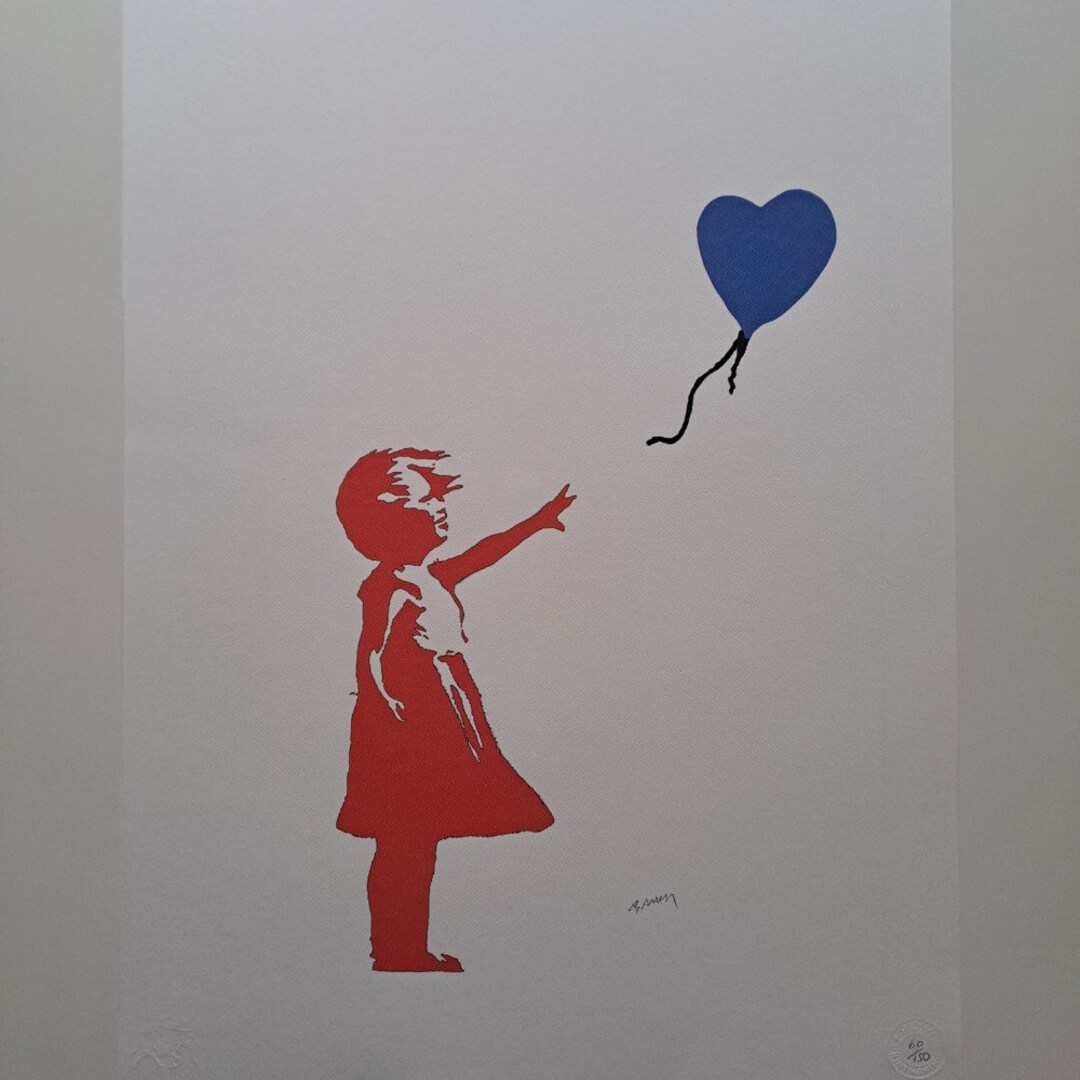 BANKSY Balloon Girl Certificate banksy Signed, Banksy Girl With Balloon ...