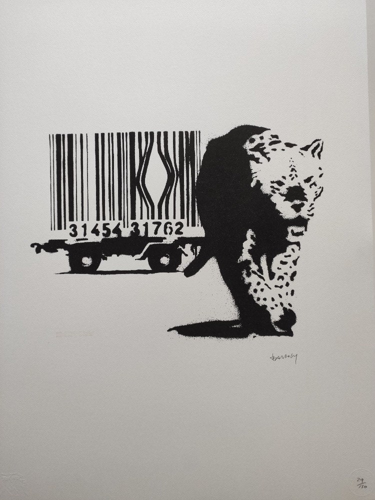 BANKSY Signed - Police Kids - Certificate (Banksy Art, Banksy Wall Art ...