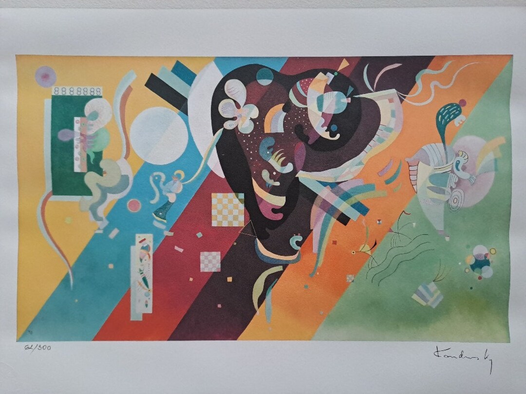 Wassily KANDINSKY Signed Composition IX 1936 - Etsy