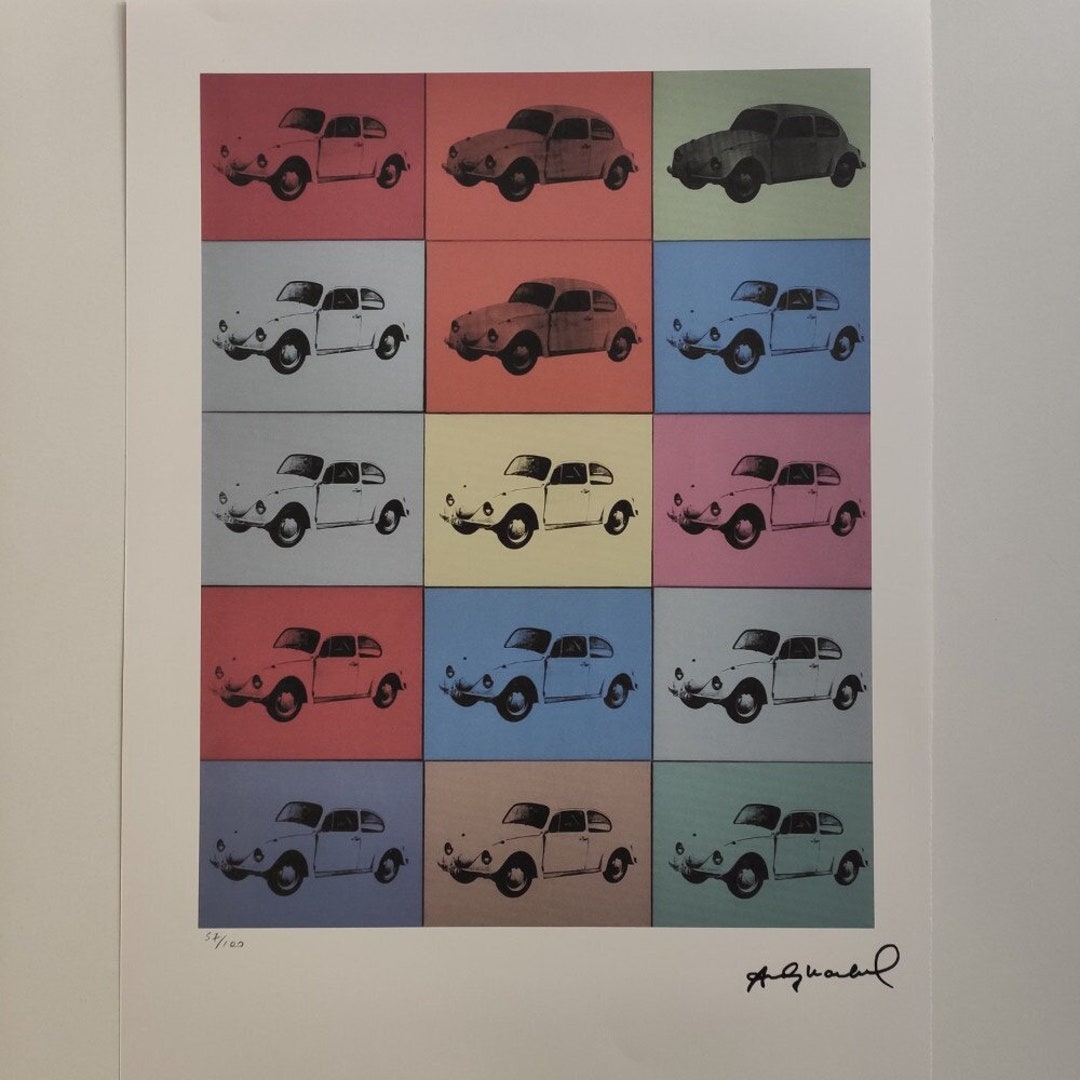 Andy Warhol Signed Volkswagen Beetle Certificate Leo - Etsy