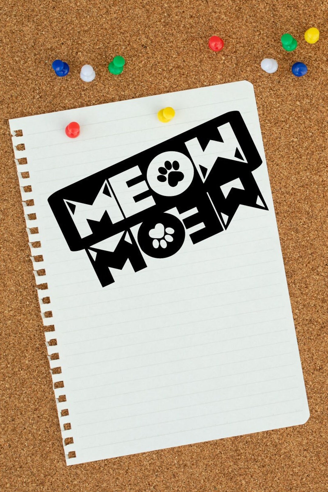 Meow Svg Cat Lover digital Download - Etsy