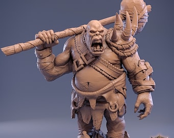 Ogre Skeleton Avatars of War fantasy D&D-3D Printed - Etsy