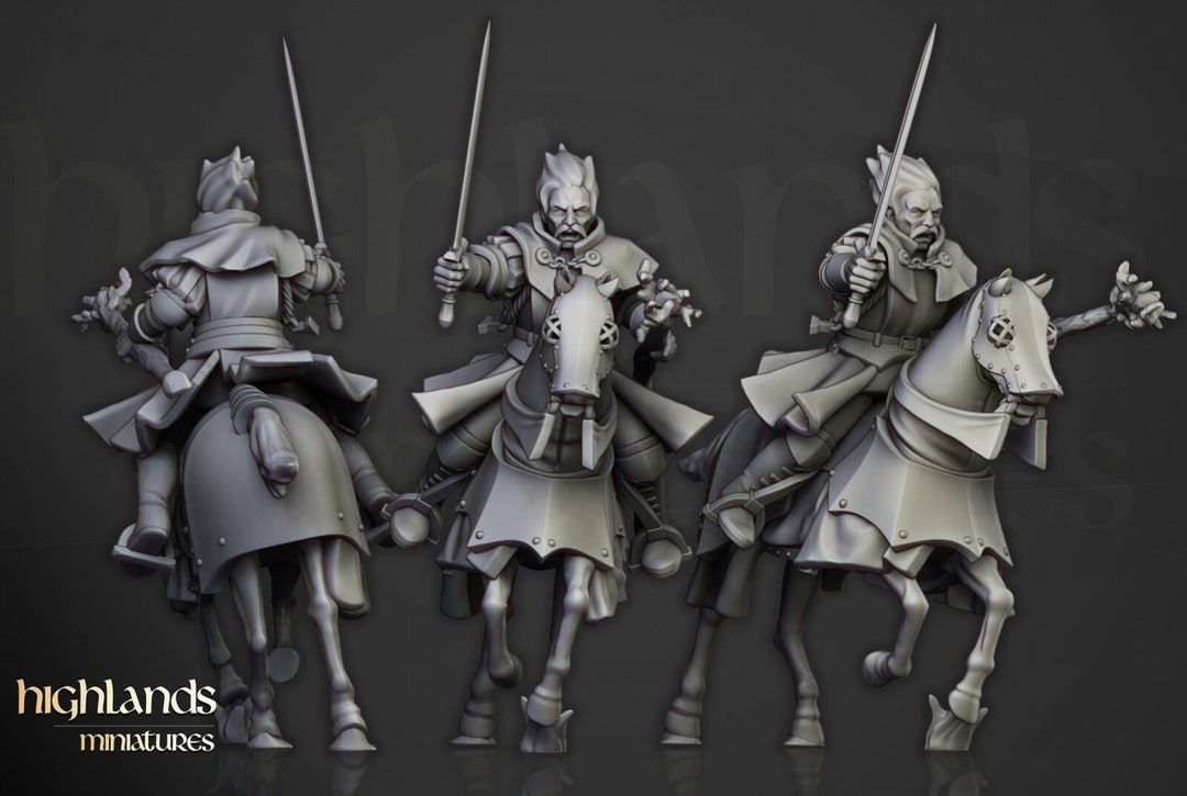 Battle Wizard | Mount Mage on Horse | Tabletop Dnd Fantasy RPG ...