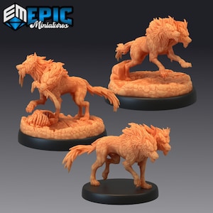 Death Dog | 28mm Scale Dungeons and Dragons Miniatures for Tabletop ...