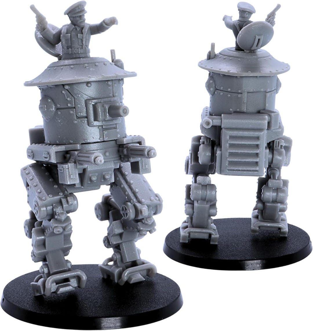 British MK1 Sentinel Heavy Tank – Steampunk Walker Miniature | 32mm ...